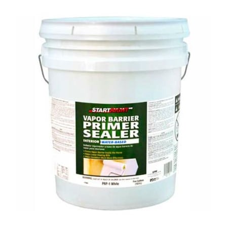 General Paint Start Right Interior Latex Vapor Barrier Primer, 5-Gallon - 775863 775863 | Zoro